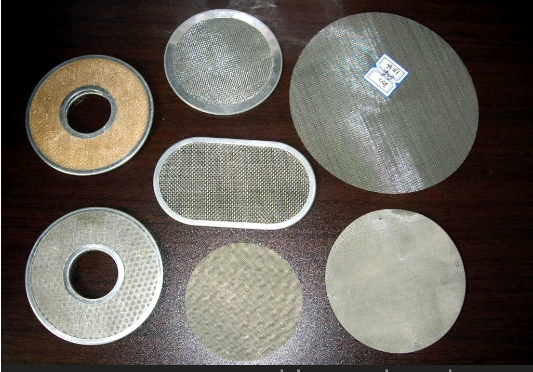 70 Micron Metal Mesh Filter Screens / Screen Filter Disc For PP PE ...
