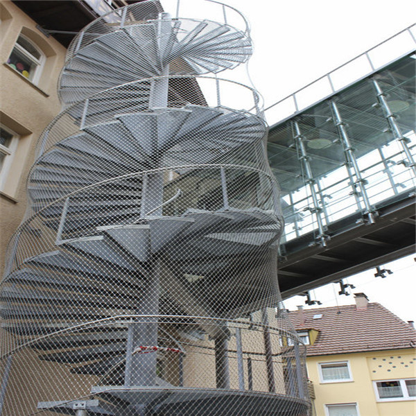 2.0Mm Stainless Steel Cable Webnet / Cable Netting For Stair Mesh Black ...