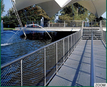 Stainless Steel Wire Mesh (Inox X-tend mesh) For Zoo Animal Enclosure